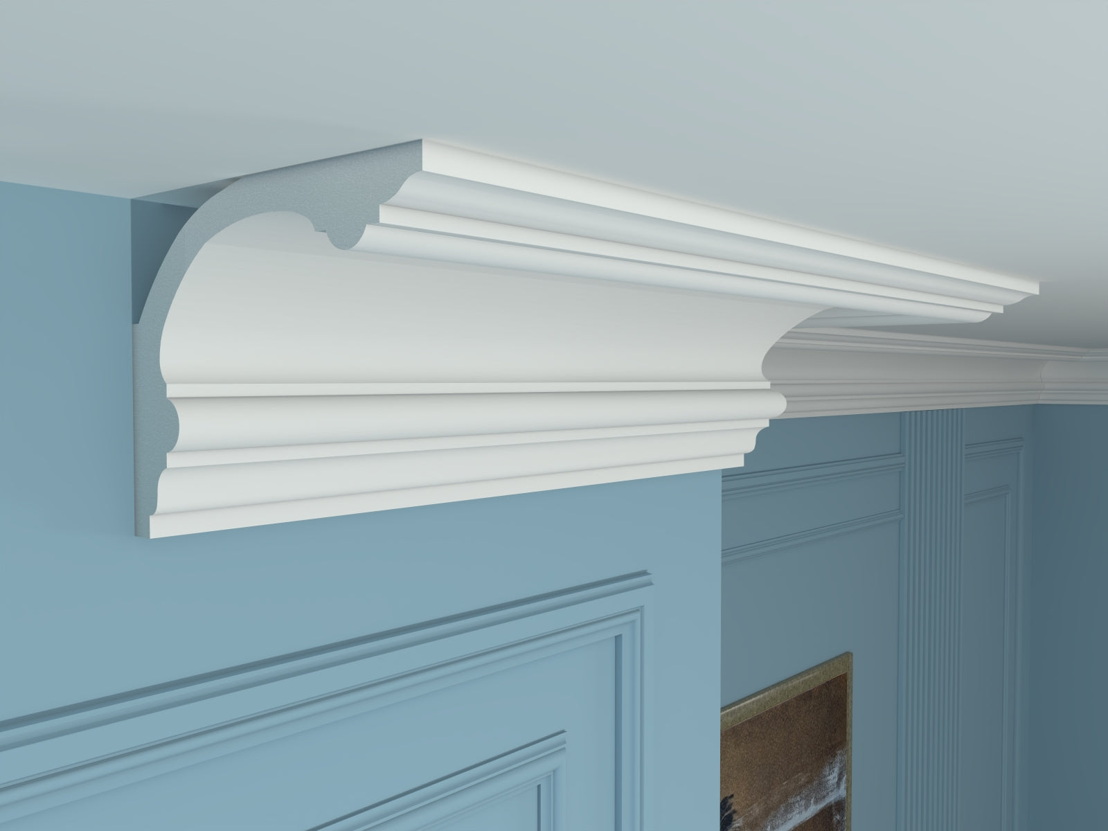 Polystyrene Coving for Wall Ceiling ST-25 Lightweight XPS