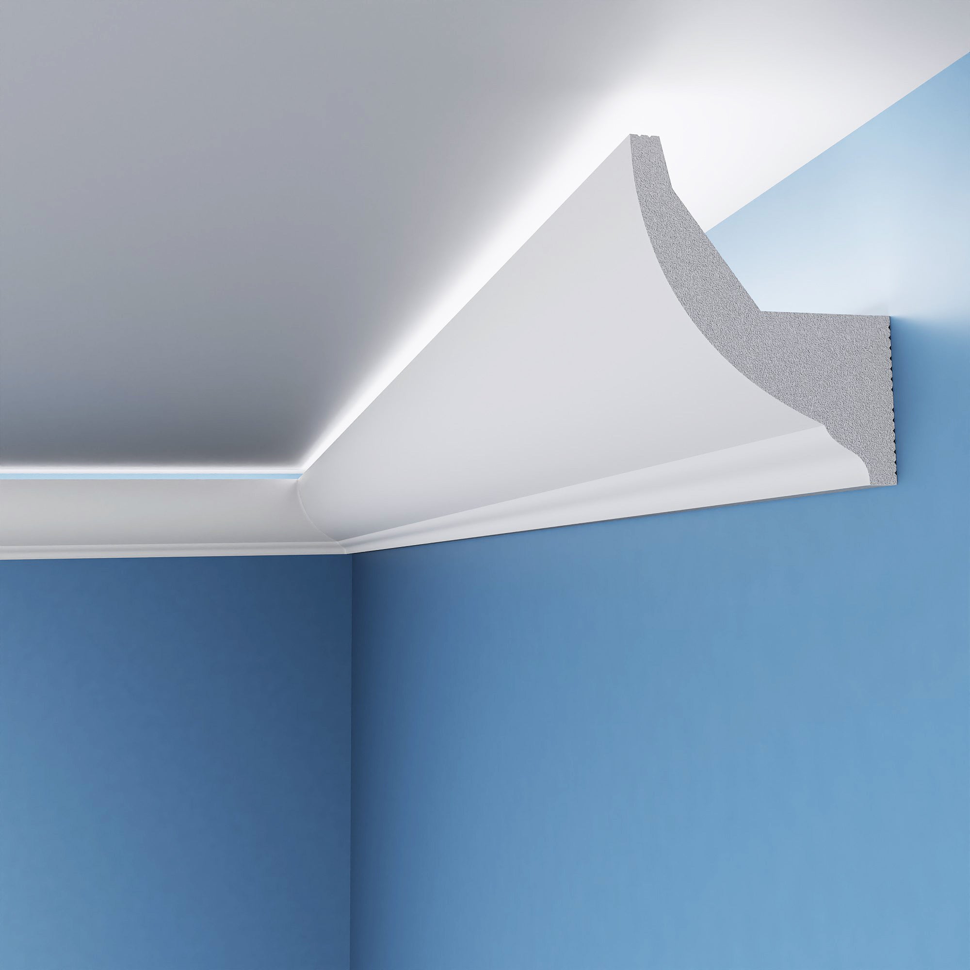 Polystyrene Coving for LED BFS17 Lightweight XPS
