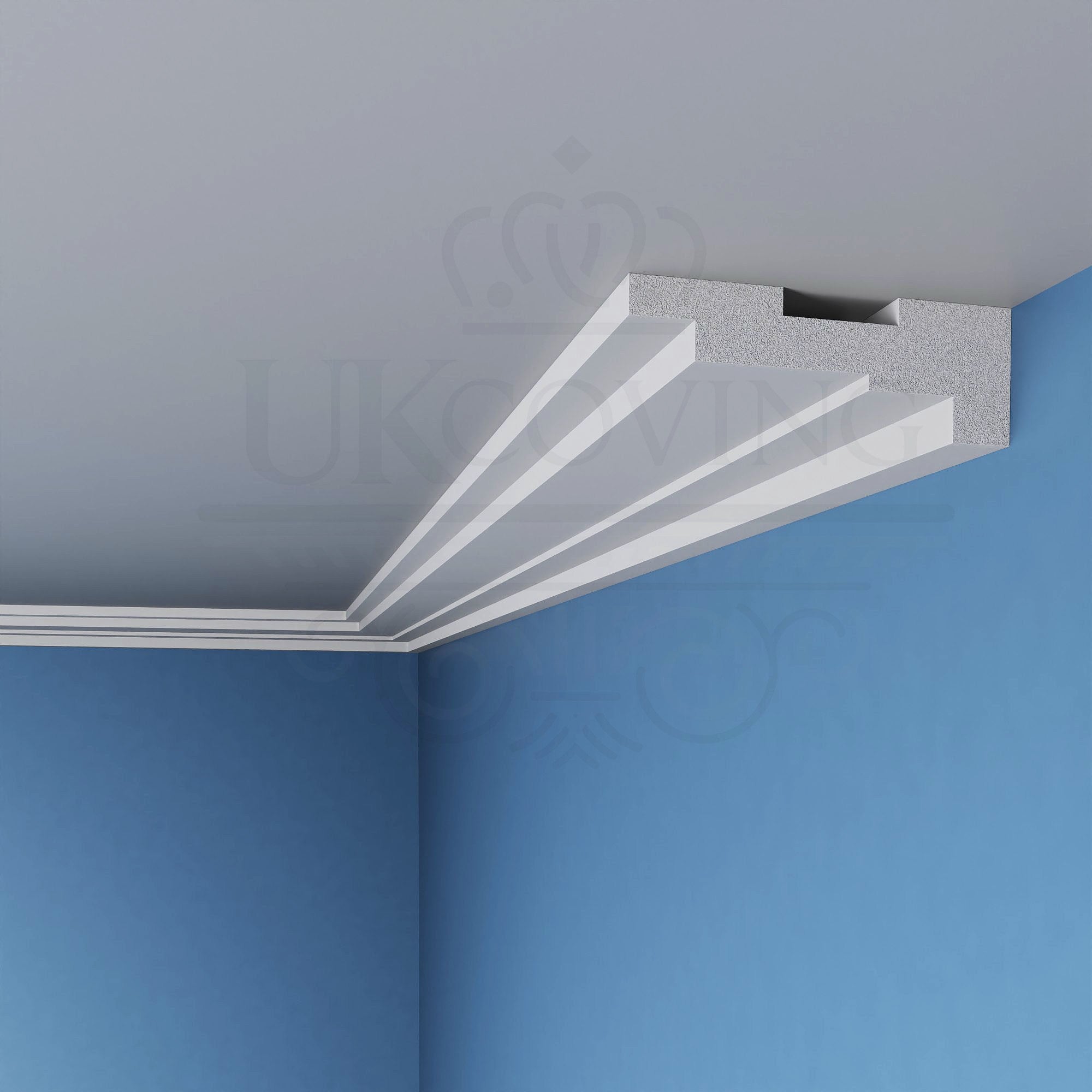 Polystyrene Coving for Wall Ceiling BLX5 Lightweight XPS