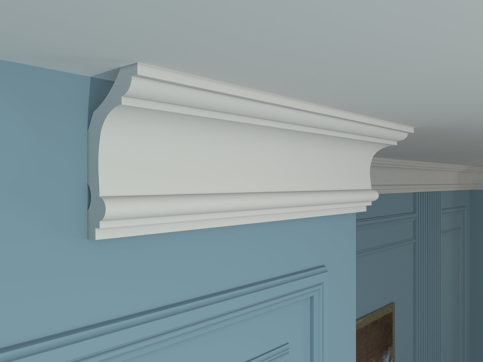 Polystyrene Coving for Wall Ceiling LKS-20 Lightweight XPS