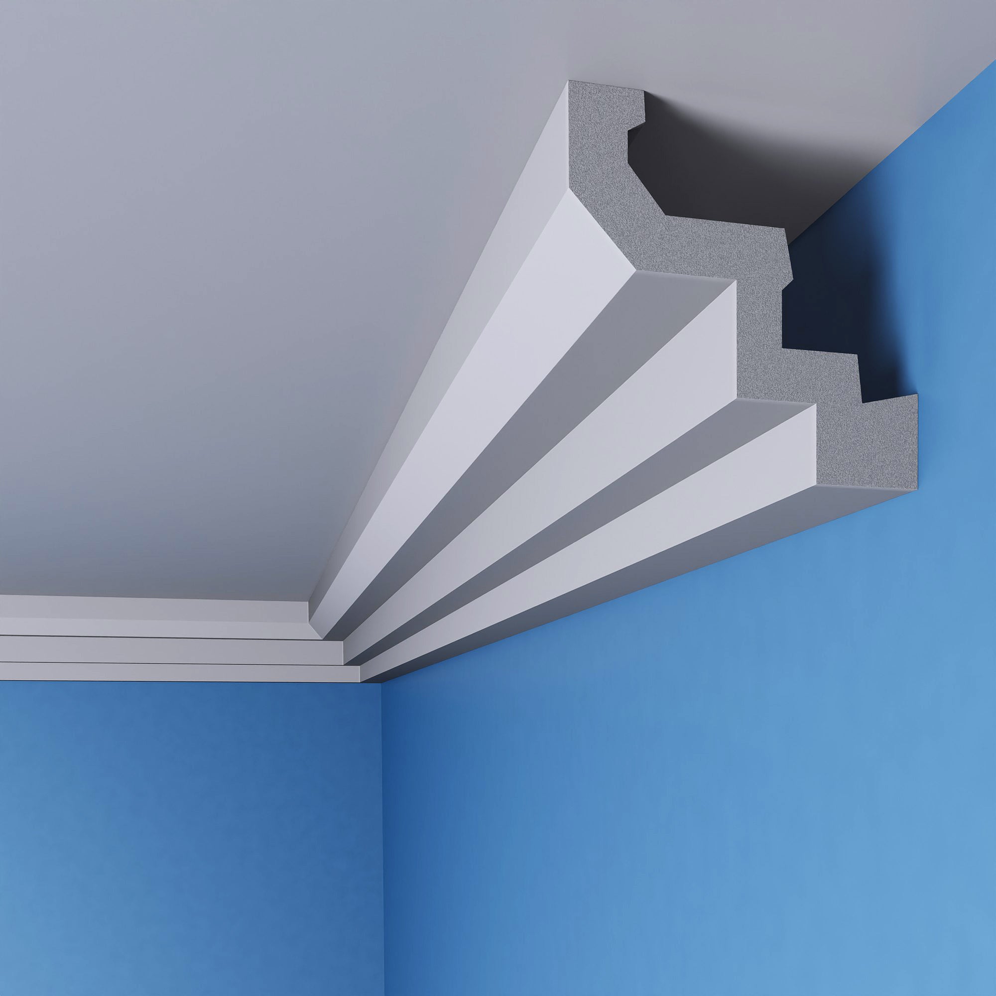 Polystyrene Coving for Wall Ceiling BSX7 Lightweight XPS