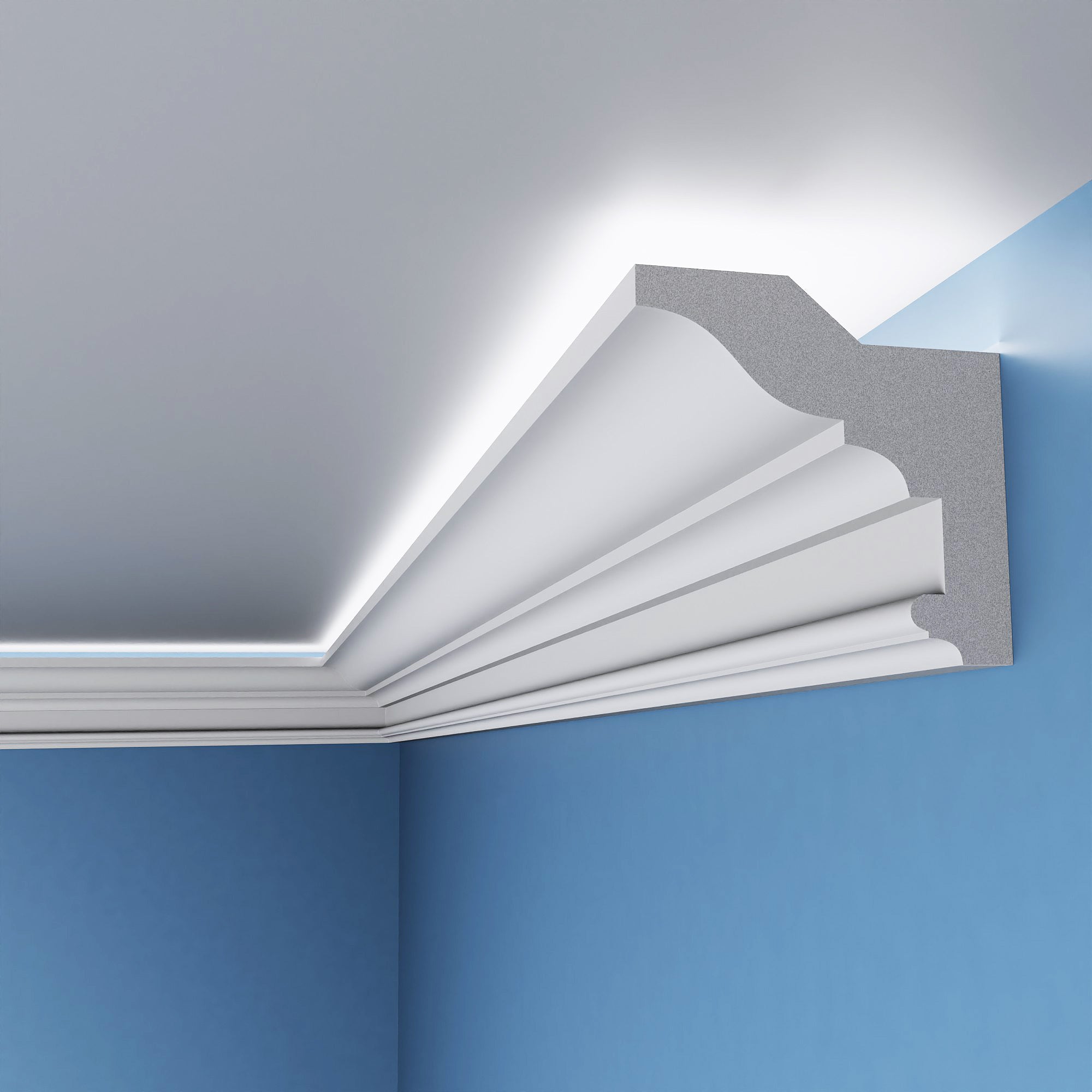 Polystyrene Coving for LED BFS5 Lightweight XPS
