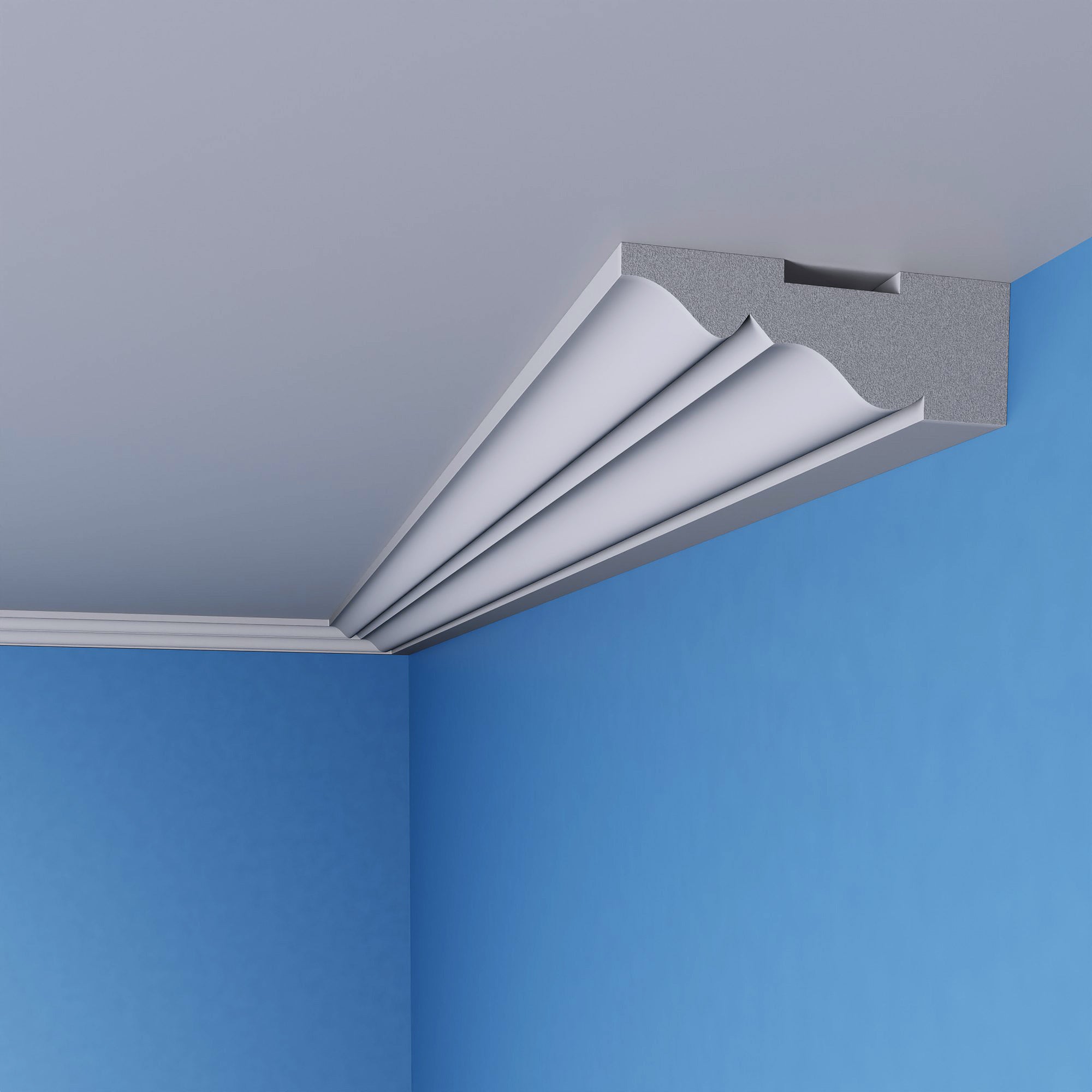Polystyrene Coving for Wall Ceiling BLX1 Lightweight XPS