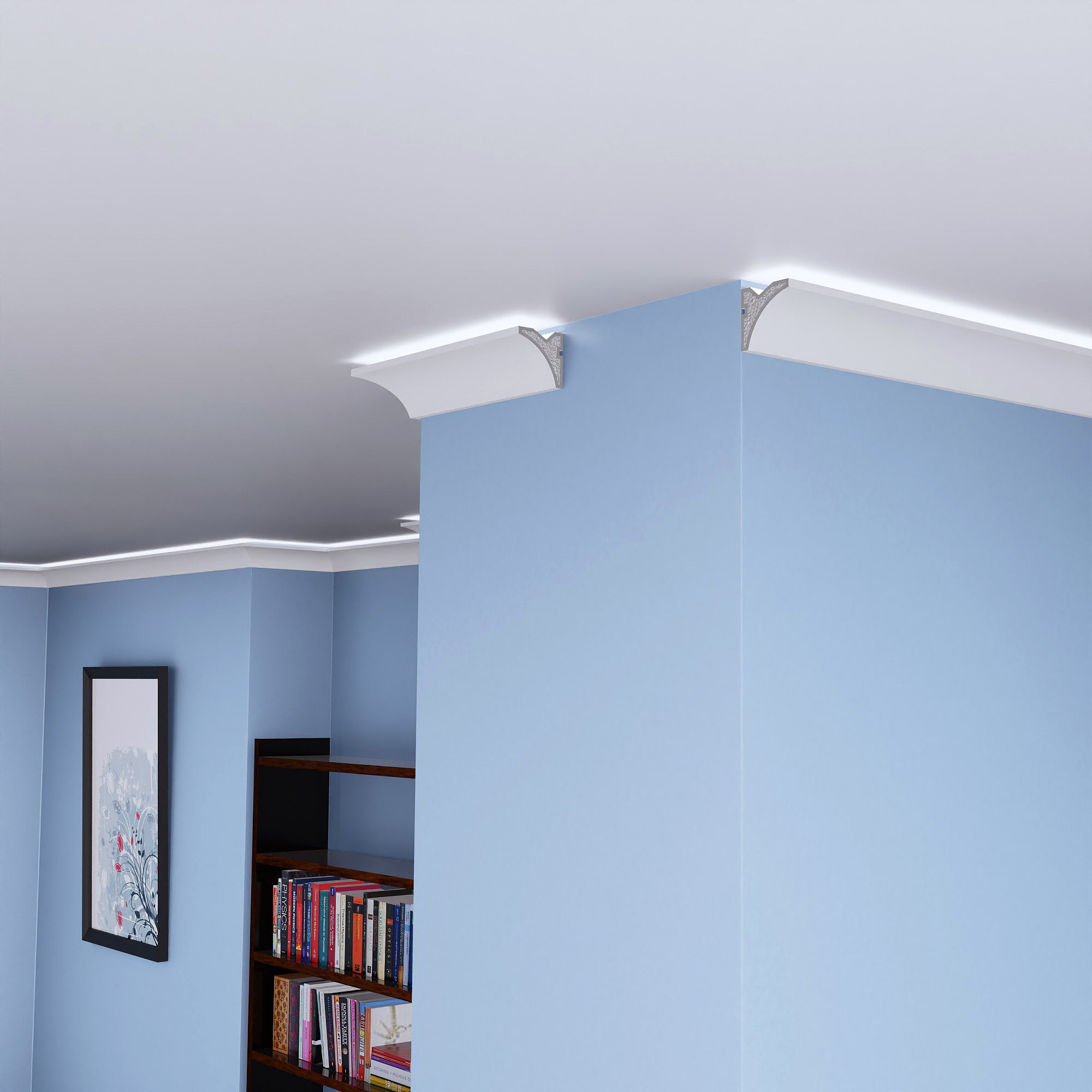 Plaster Coated Coving for LED SH11A 65mm x 65mm