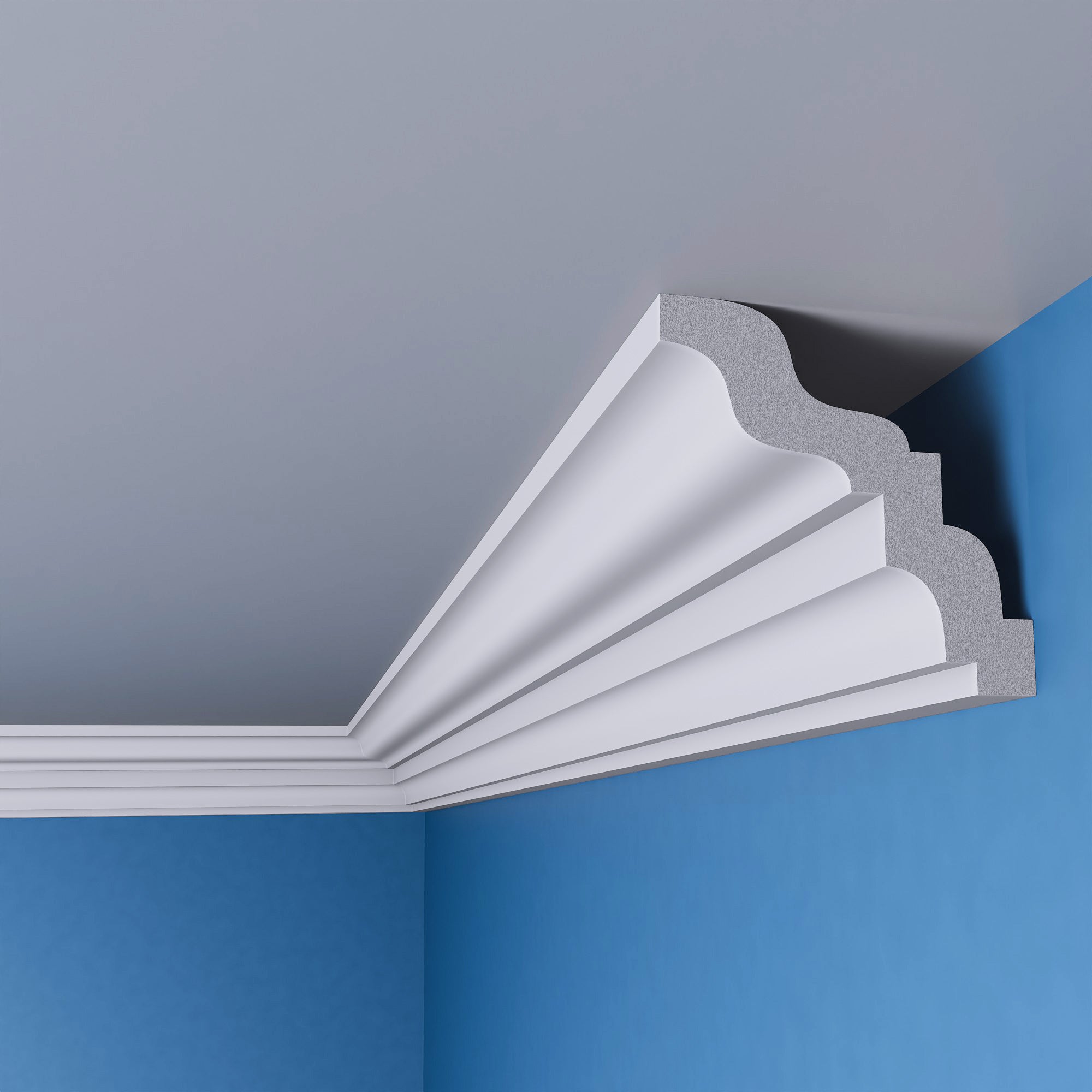 Polystyrene Coving for Wall Ceiling BSX18 Lightweight XPS